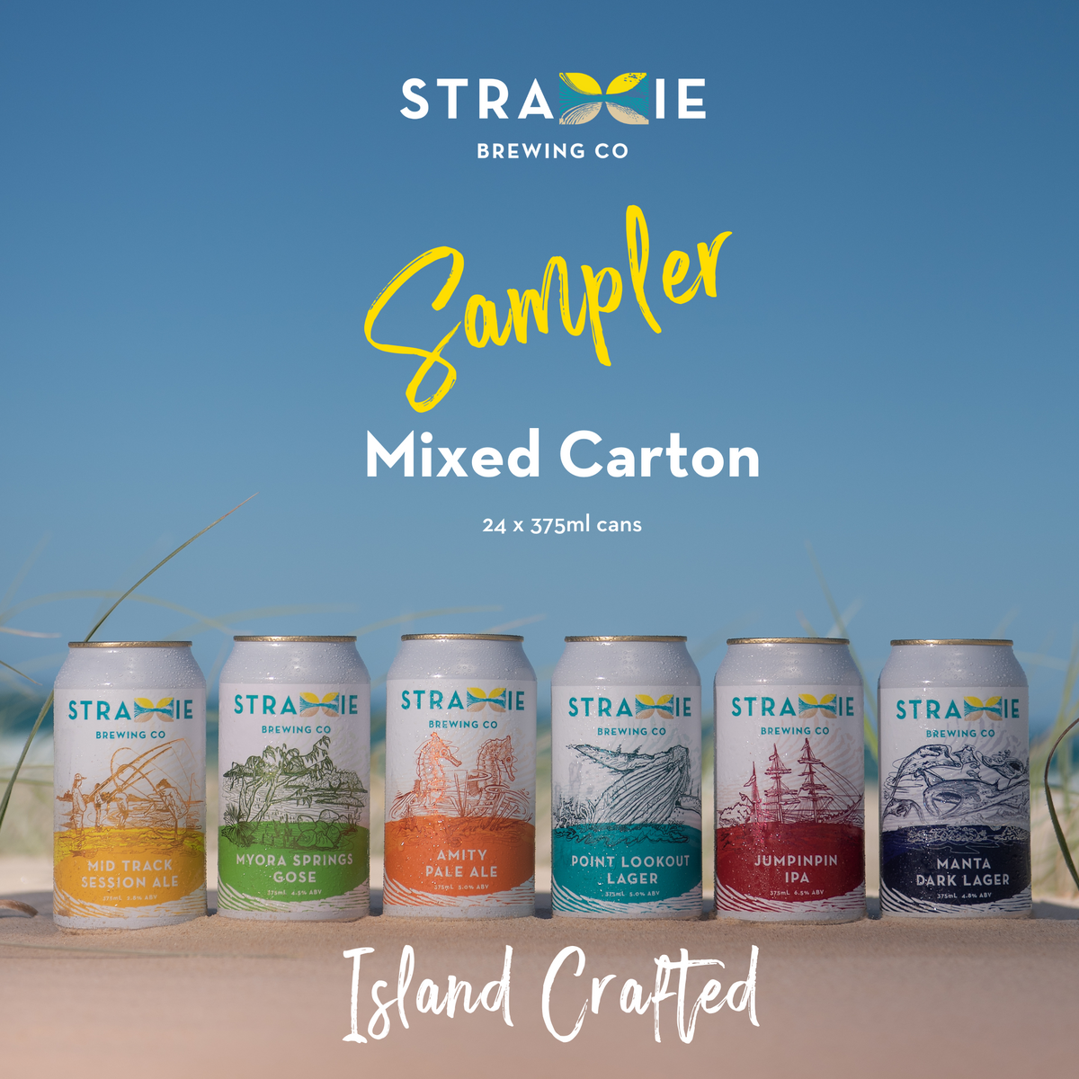 Straddie Sampler Mixed Carton – Straddie Brewing Company